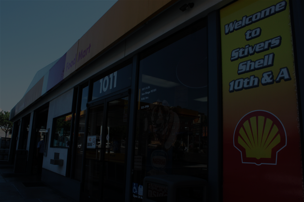 Welcome-to-Downtown-shell - Bob Stivers Shell Stations in San Diego